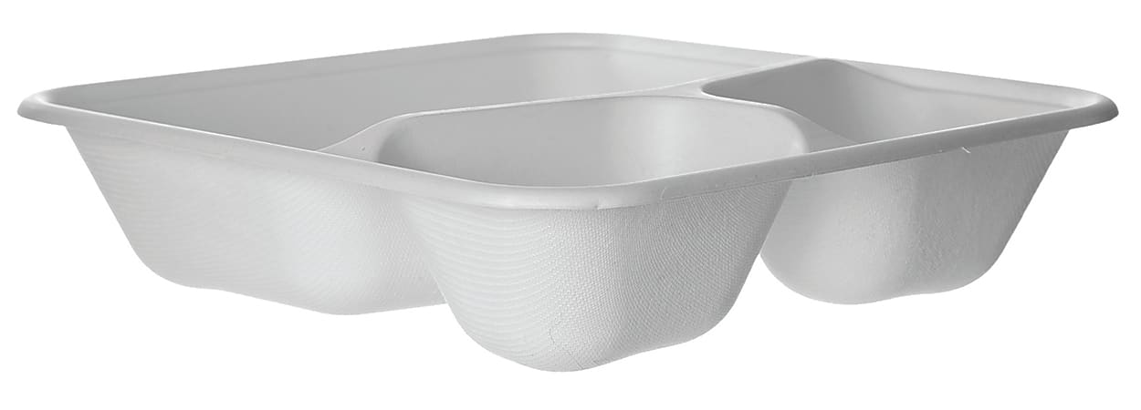 Eco Products WorldView 3 Compartment Square Food Containers 9 Pack Of ...