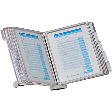 Sherpa Desk Reference System Gray - Office Depot
