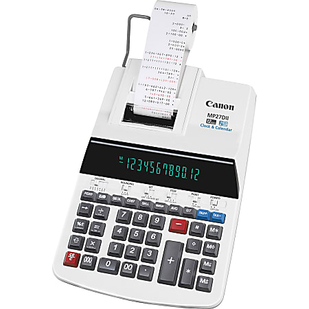 Canon MP27DII Printing Calculator Gray - Office Depot