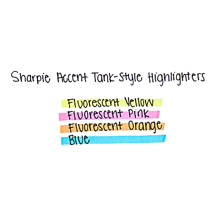 Sharpie Accent Highlighters Assorted Colors Pack Of 6 - Office Depot