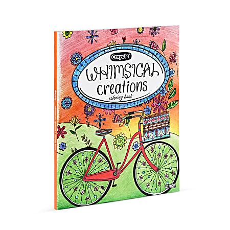 Crayola Whimsical Creations Coloring Book for Adults 40 Pages - Office ...
