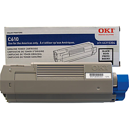 OKI 44315304 Black Toner Cartridge - Office Depot