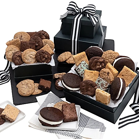 Gourmet Gift Baskets Tis The Season Large Bakery Gift Box Multicolor ...