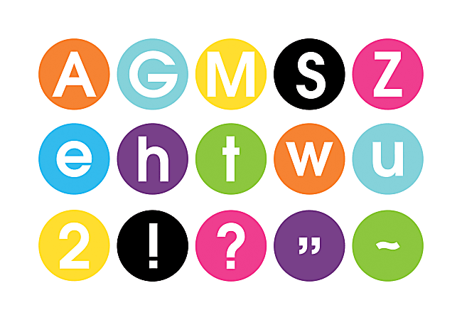 Barker Creek Specialty Letter Pop Outs 3 14 Happy Set Of 210 - Office Depot