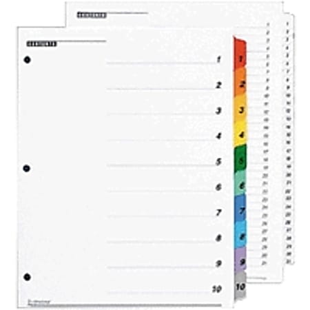 Cardinal OneStep More Indexing System 1 15 Tab Multicolor - Office Depot