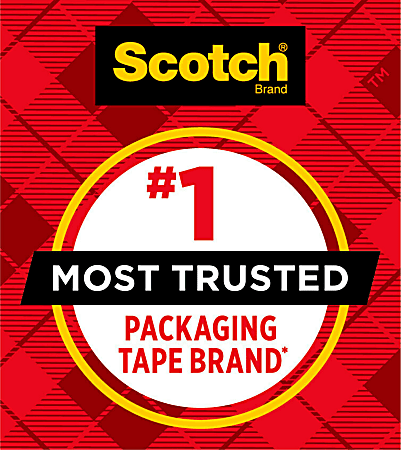 Scotch Heavy Duty Shipping Packing Tape 6 Tape Rolls with Dispensers 1 ...