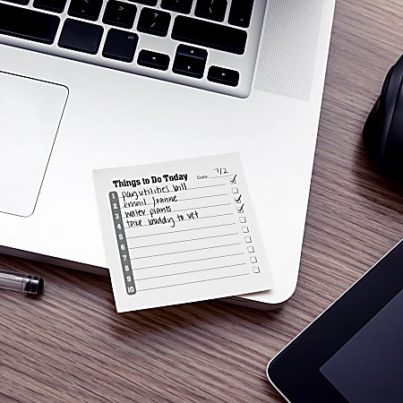 Custom 1 Color Post it Notes 3 x 3 Assorted Colors 50 Sheets Per Pad ...