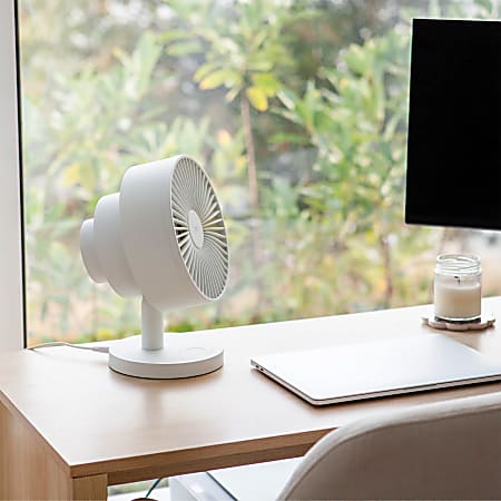 Windmill 5 Speed Smart Fan With Remote 11 14 H x 9 58 W x 8 18 D White ...