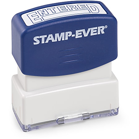 Trodat Pre inked ENTERED Stamp Text Stamp ENTERED 1.69 Impressionx 0.56 ...