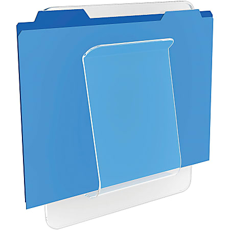 Deflecto Wall Mount File And Chart Holder 1 Compartment 10 x 2 x 10 12 ...