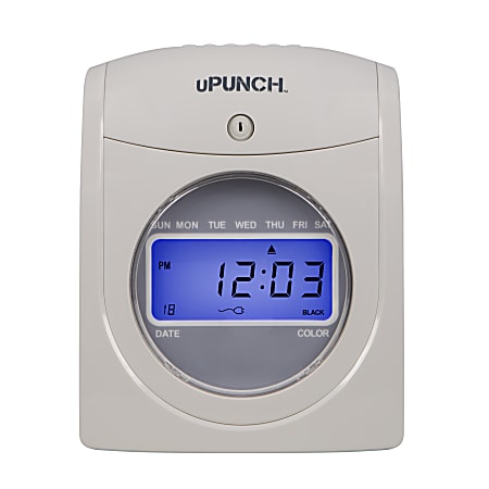 uPunch Calculating Starter Time Clock Set 50 Employees 11.25 H x 7 W x ...