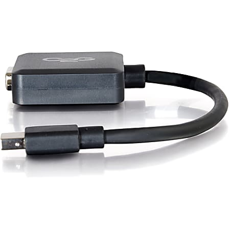 C2G Mini DisplayPort to VGA Adapter 8in Active MF Mini DisplayPortVGA ...