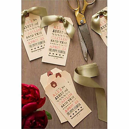 Avery Manila G Shipping Tags 4.25 Length x 2.12 Width Rectangular Wire ...