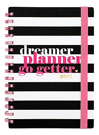 See Jane Work® Weekly/Monthly Desk Planner, 5-1/2" x 8-1/2", Multicolor ...