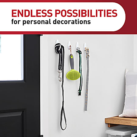 Command Designer Medium Hooks 6 Hooks - Office Depot