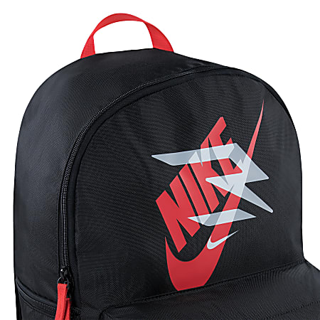 nike red logo backpack