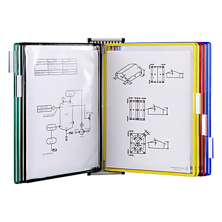 Tarifold W291M 10 Panel Magnetic Wall Mounted Reference System 16 H x ...