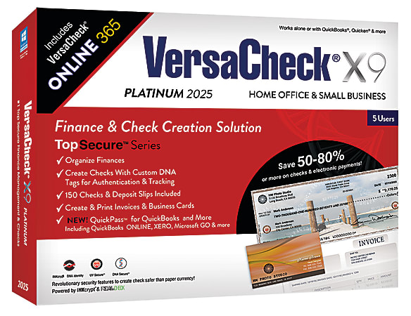 VersaCheck X1 Platinum VersaCheck ONLINE Platinum Bundle 2025 For 5 ...