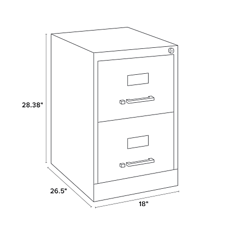 filing cabinet files sizes