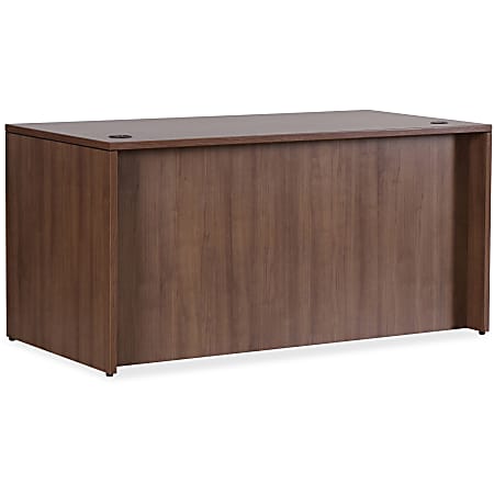 Lorell Essentials 60 W Rectangular Computer Desk Shell Walnut - Office ...
