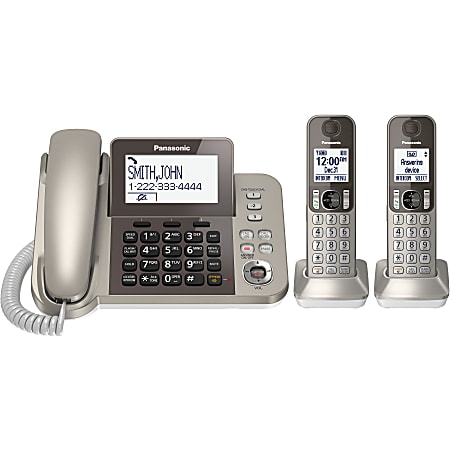 Panasonic Link2Cell Bluetooth DECT 6.0 Phone System And Answering ...