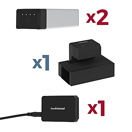 Luxor EdgePower Desktop Charging Station System BlackSilver KBEP 2B1C1 ...