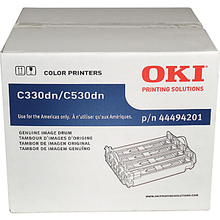 Oki Data 44494201 Black Drum Cartridge - Office Depot