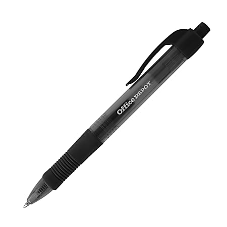 Office Depot Brand Callisto Retractable Gel Ink Pens Medium Point 0.7 ...