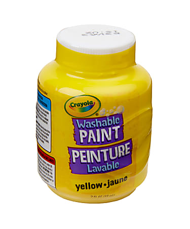 Crayola Washable Paint 2 Oz Yellow - Office Depot