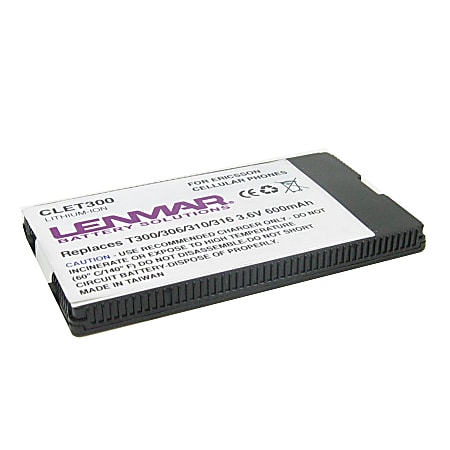 Lenmar Battery For Sony Ericsson T300 T306 T310 and T316 Wireless ...