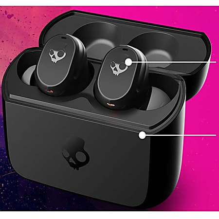 Skullcandy Mod True Wireless Earphones With Mic Light Gray - Office Depot