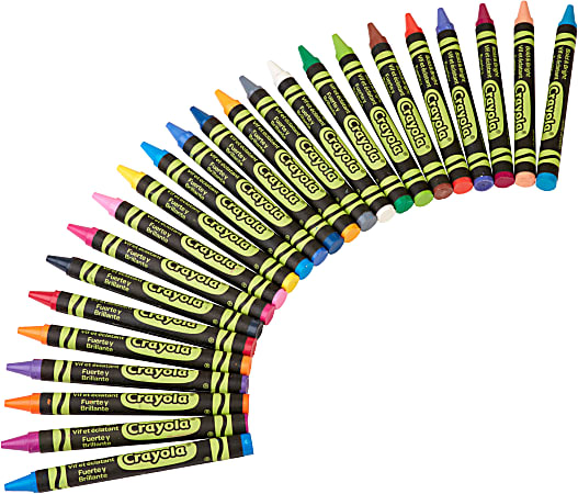 Crayola Bold And Bright Construction Paper Crayons Assorted Colors Pack ...