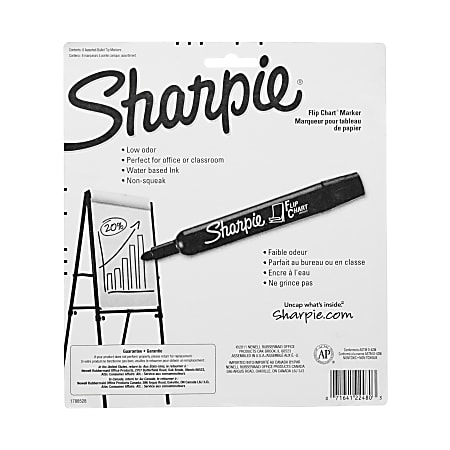 Sharpie Flip Chart Markers Assorted Pack Of 8 22480 - Office Depot