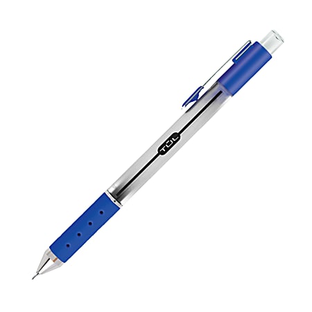 TUL GL Series Retractable Gel Pens Needle Point 0.7 mm Silver Barrel ...