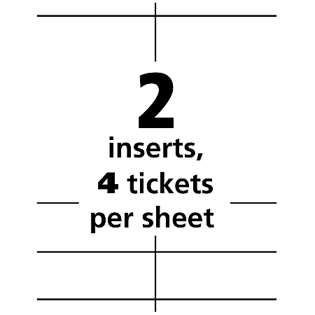 Avery Vertical Name Badge Inserts 6 x 4 14 White Box Of 100 Inserts ...