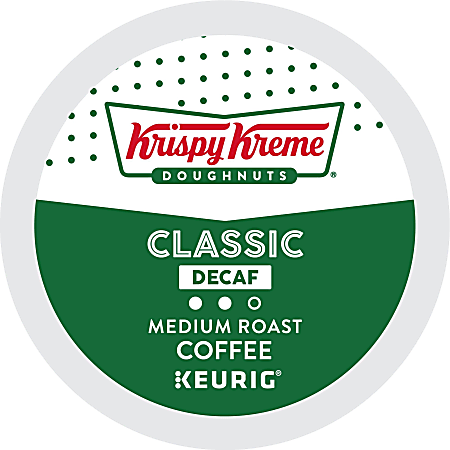 Krispy Kreme Doughnuts Single Serve Coffee K Cup Pods Decaffeinated ...