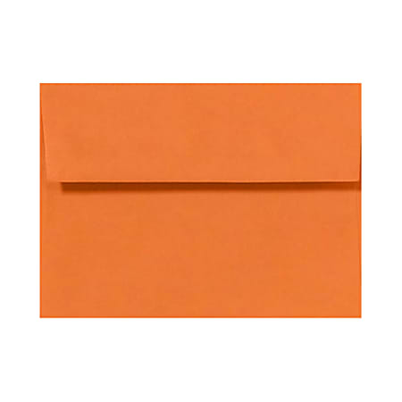 LUX Invitation Envelopes A9 Peel Press Closure Mandarin Orange Pack Of ...