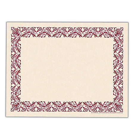 Hayes Publishing Art Deco Set Maroon - Office Depot