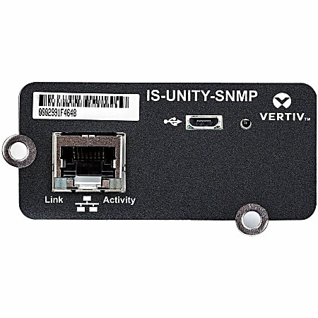 Vertiv Liebert IntelliSlot Unity SNMP Network Card Remote Monitoring ...