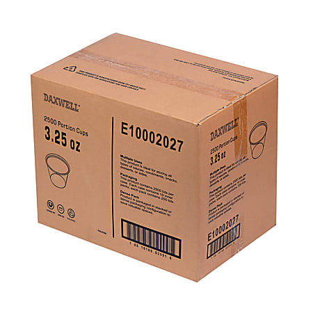 Portion Cups 3.2 Oz 10 Per Pack Carton Of 250 Packs - Office Depot
