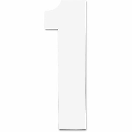Chartpak Pickett Vinyl Letters And Numbers 2 White Pack Of 77 - Office ...