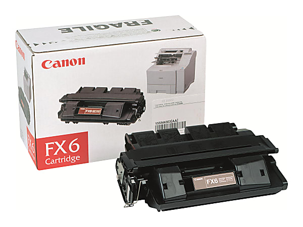 Canon FX 6 Black Toner Cartridge 1559A002AA - Office Depot