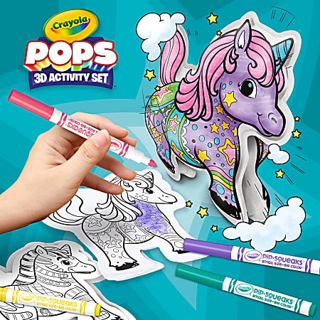 Bring unicorns to life with Unicorn Pops 3D Inflatable Characters Color ...