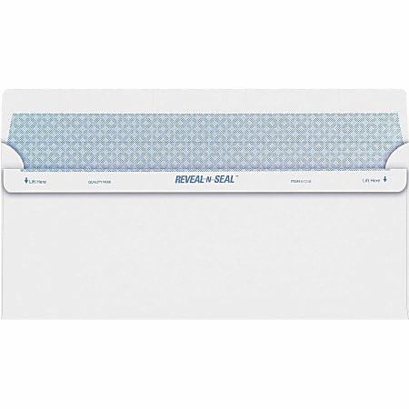 Quality Park 10 Reveal N Seal Business Envelopes Security Self Sealing ...