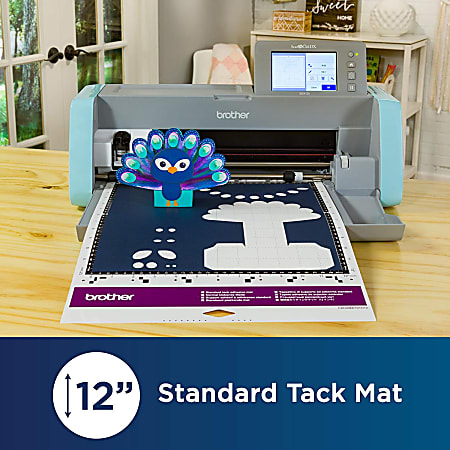 Brother ScanNCut DX Adhesive Mat Standard Tack 12 x 12 White - Office Depot