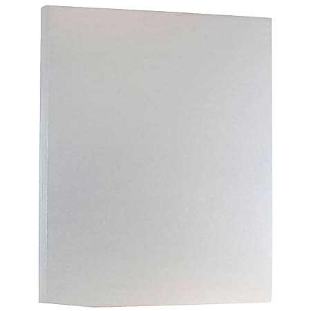 JAM Paper Color Multi Use Card Stock Silver Stardream Metallic Letter 8 ...