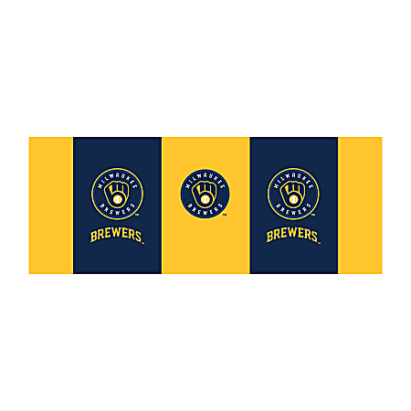 Imperial MLB Table Lamp 19 H Milwaukee Brewers - Office Depot