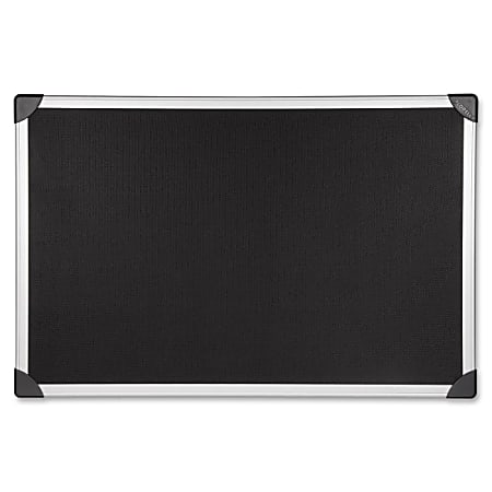 Lorell Mesh Covered Bulletin Board 48 Height x 36 Width Cork Surface ...