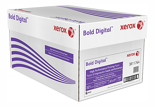 Xerox Bold Digital Printing Paper 8 Reams Letter Size 100 U.S ...
