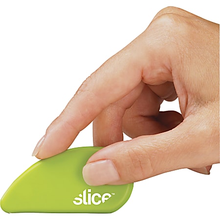 Slice Mini Safety Cutter With Ceramic Blade 1 14 x 2 716 Green - Office ...